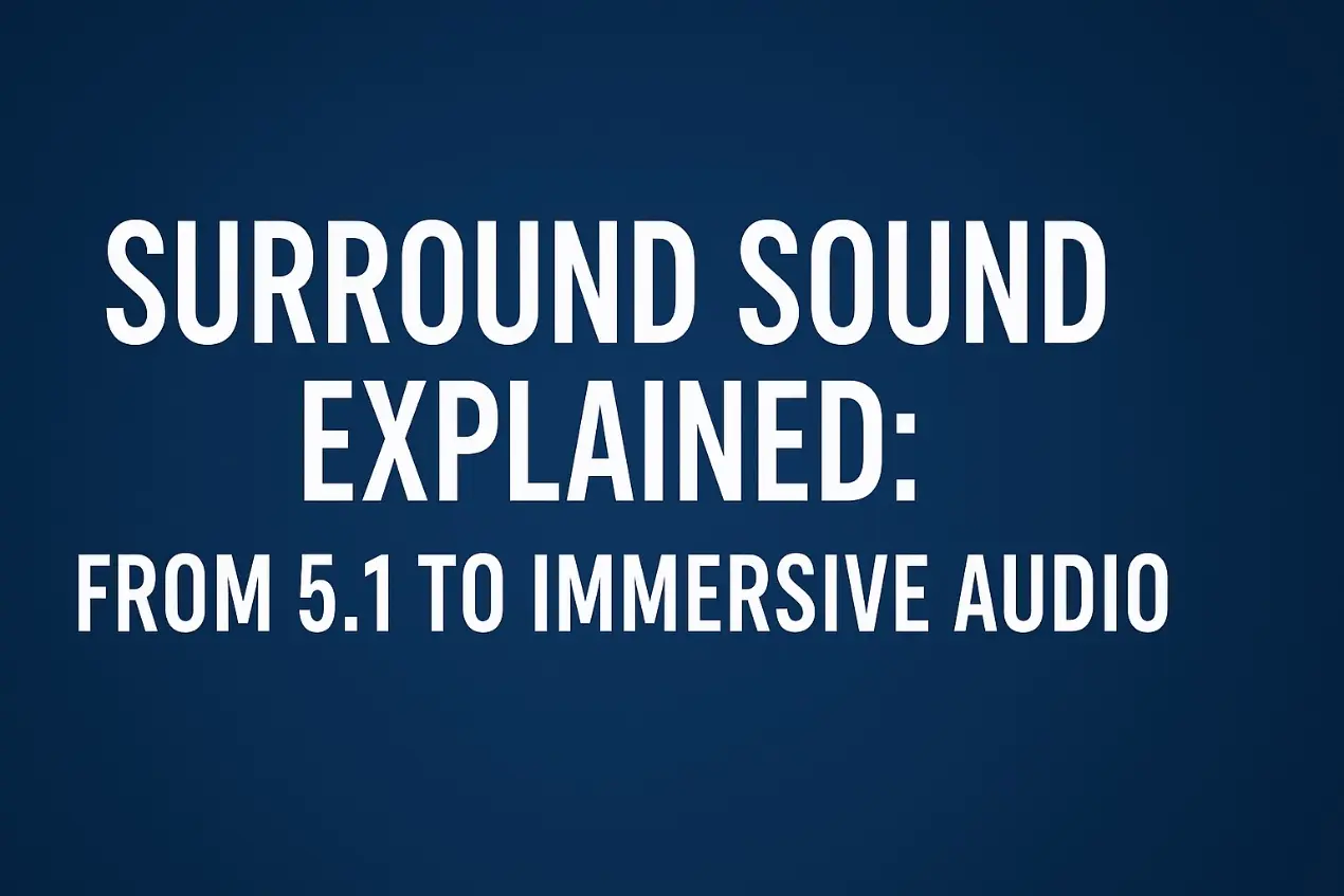 Surround Sound Explained: From 5.1 to Immersive Audio - AmpVortex